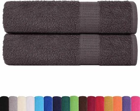 Ručníky FROGN 2 ks antracitové 50x100 cm 360 g/m² 136681