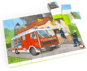 Dětské puzzle Hubelino Hasičská jednotka