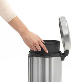 Brabantia Pedálový koš NewIcon 5L matná ocel otiskuvzdorná