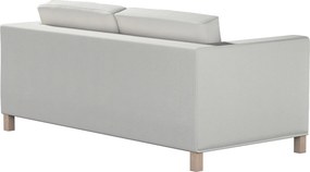 Potah na pohovku IKEA  Karlanda rozkládací, krátký barva šedá látka pletený vzor