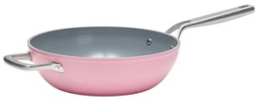 Wok pánev s poklicí/s keramickým povrchem ø 28 cm Meda 3.0 – FABINI