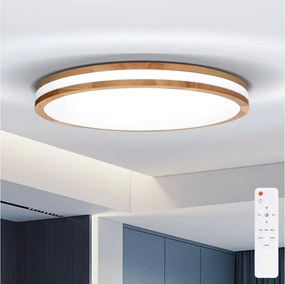 Brilagi-LED Stmívatelné svítidlo MOLINA LED/72W/230V 3000-6500K dub pr. 78 cm+DO