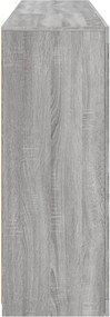 Příborník s LED osvětlením šedý sonoma 162 x 37 x 100 cm 3209175