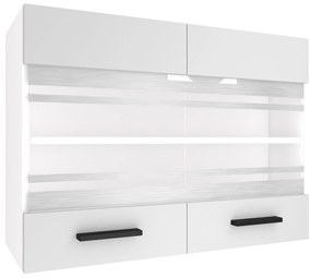 Kuchyňská skříňka Belini horní 80 cm bílý mat  TOR SGW80/2/WT/WT/0/B1