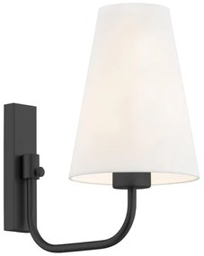 Argon 8376 - Nástěnná lampa SAFIANO 1xE27/15W/230V černá