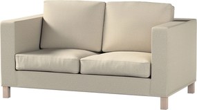 Potah na pohovku IKEA  Karlanda 2-místná, krátký barva béžová látka pletený vzor