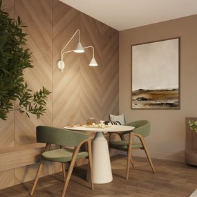 Sollux Lighting Nástěnné svítidlo NOX 2 béžové s vypínačem