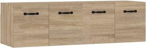 Nástěnné skříňky 2 ks dub sonoma 80x35x36,5 cm kompozitní dřevo 3115654
