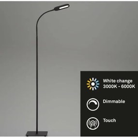 Briloner 1297-015 - LED Stmívatelná flexibilní stojací lampa LED/6,6W/230V