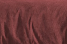Mušelínové povlečení 140x200, 70x90 cm vínové