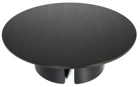 Černý konferenční stolek Teulat Cep, ø 110 cm