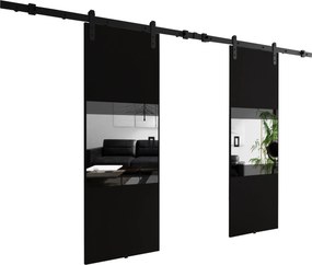 Posuvné dveře MIA DUO 152 černý