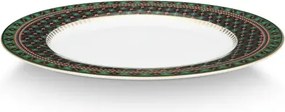 Pip Studio Berry Blues talíř Ø26,5cm, zelený (Talíř na hlavní chod)
