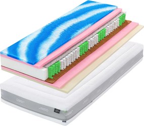 Tropico AUSTIN AIR GELTECH - matrace s multi-taškovými pružinami, hybridní pěnou a polštářem Tom KOKOS jako dárek – AKCE „Férové ceny“ 80 x 210 cm