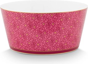 Pip Studio Flower Festival Oriental sada 4 kusů misek Ø12cm, růžová (Luxusní dárkové balení 4 kusů misek)