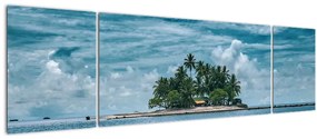 Obraz - ostrov v moři (170x50 cm)