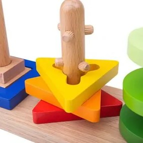 Bigjigs Toys Nasaď a otoč / od 2 let