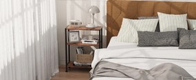 Odkládací stolek Houseland Vantim hnědý/černý