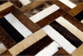 Tempo Kondela Luxusní koberec, pravá kůže, 140x200, KŮŽE TYP 2