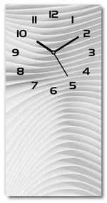 Wallmuralia Nástěnné hodiny tiché Abstrakce linie 30x60 cm
