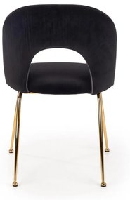 Jídelní židle K385 Halmar Černá