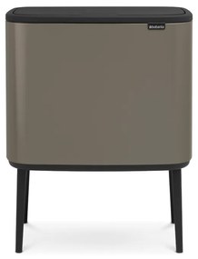 Brabantia Bo Touch Bin 3 x 11 L platinová 316043