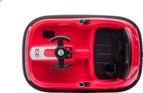 LEAN CARS Bateriové vozidlo GTS1166 LED světla dálkové ovládání červené