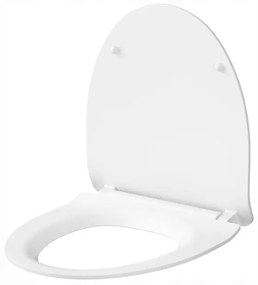 Cersanit Parva, antibakteriální SLIM toaletní sedátko z duroplastu s pomalým zavíráním, bílá, K98-0136