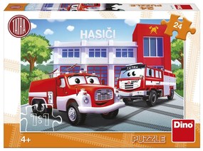 Dino Puzzle Hasiči 24 dílků