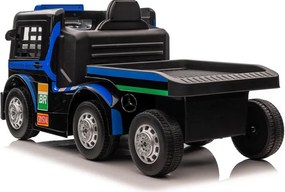 LEAN CARS Elektrické autíčko Mercedes s návěsem XMX622B, LCD, tmavě modré