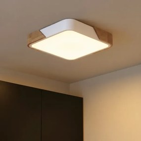 Brilagi - LED Stmívat. svítidlo PILANA LED/48W/230V dub/bílá 42x42 cm + DO