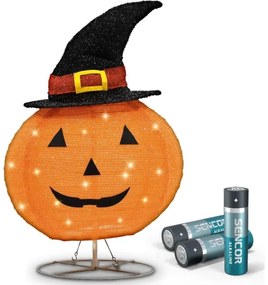 Retlux - LED Venkovní dekorace HALLOWEEN LED/3xAA/teplá bílá IP44 dýně