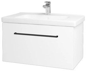 Dřevojas Koupelnová skříň BIG INN SZZ 80 Varianta: N01 Bílá lesk / Úchytka T01 / IND Individual