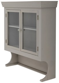 BLOOMINGVILLE Nástěnný kabinet PILU šedý