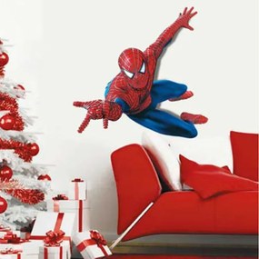 Živá Zeď Samolepka na zeď Spiderman na zdi