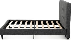 Manželská postel šedá 180x200 cm BED-M180 GREY2