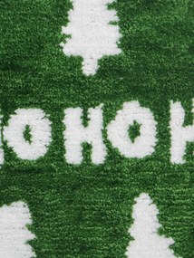 Sinsay - Vánoční koupelnová předložka se vzorem vánočních stromků - zelená