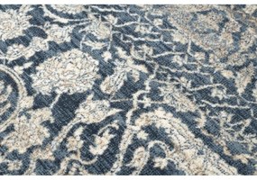 Vlněný kusový koberec Dabir modrý 160x230cm