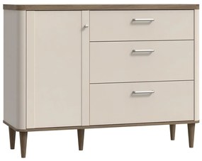 Komoda se zásuvkami VIRO hnědá/béžová LCTK221L-M861