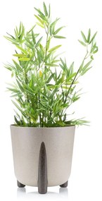 PLASTOVÝ KVĚTINÁČ MOSS ECO 32X34 CM BÉŽOVÁ