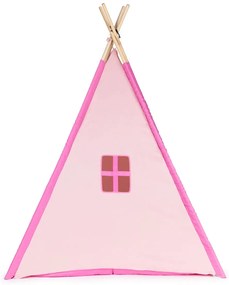 Indiánské teepee VIGVAM ECOTOYS růžové