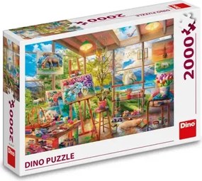DINO Malířský ateliér / 2000 dílků / od 15 let