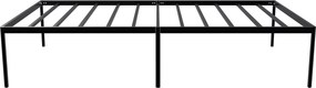 Kovová postel Hamlin 200x100x41 cm – černá