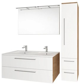 Mereo Mereo, Bino, koupelnová skříňka vysoká 163 cm, pravá, Multidecor, CN698BIAA