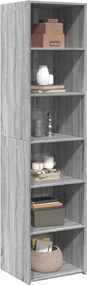 Skříň highboard šedá sonoma 45 x 41 x 185 cm kompozitní dřevo 3281678