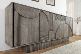 Designová komoda Movement 170 cm šedé dymové mango
