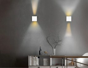 LED nástěnné venkovní svítidlo se senzorem pohybu (výška 10,5 cm) Talent – Reality