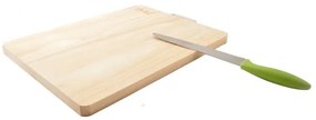 Deska na krájení dřevěná 40 x 30 cm 52941