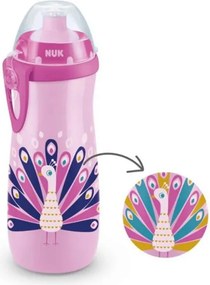 Dětská láhev NUK Sports Cup Disney Peacock 450 ml