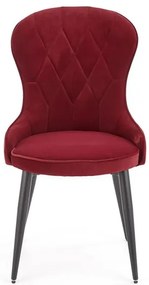 HALMAR K366 židle tmavě červená
